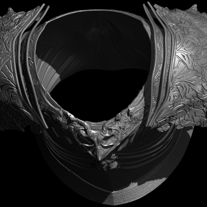 3D Printable VARGRAM THE RAGING WOLF CHESTPLATE PAULDRONS AND SCALES life size cosplay armor ...